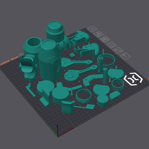 🔫 Caster gun from Outlaw Star・ STL File for 3D printing・Cults