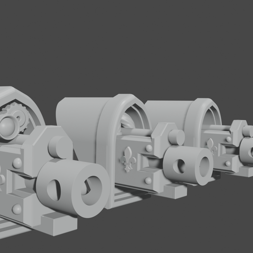 🪖 Battle Nun Tank Front Gun Turret・ 3D File for ・Cults