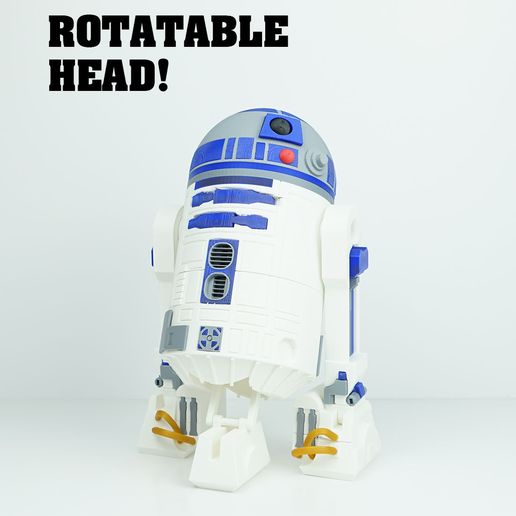 🤖 Functional R2D2! (No Need for AMS, Supports!)・ STL File for 3D ...