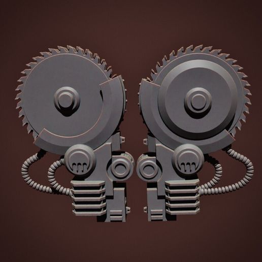 🪚 Knight Buzz Saw・ 3D File for 3D printing・Cults