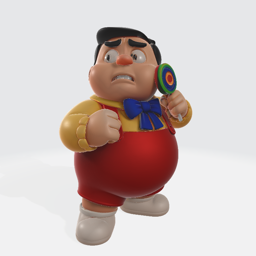 🐉 El Chavo del Ocho Cartoon Ñoño Model 04・ STL File for 3D printing・Cults