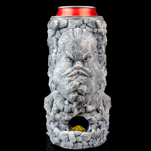 arquivo STL Stonebeard Hold Can Holder & Dice Tower 🥫 (3MF)・modelo para ...