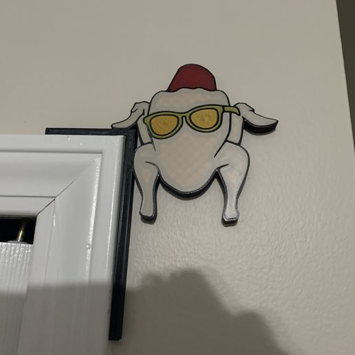 🦃 FriendsGiving Turkey Door Topper・ STL File for ・Cults