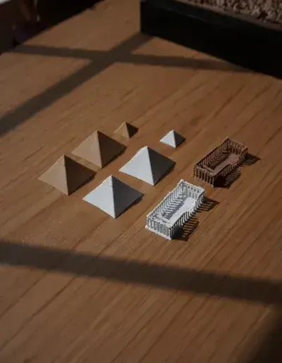 🏰 The Great Pyramids of Giza・ 3MF File for 3D printing・Cults