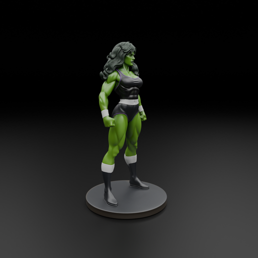 🎨 classic She-Hulk・ 3D File for 3D printing・Cults