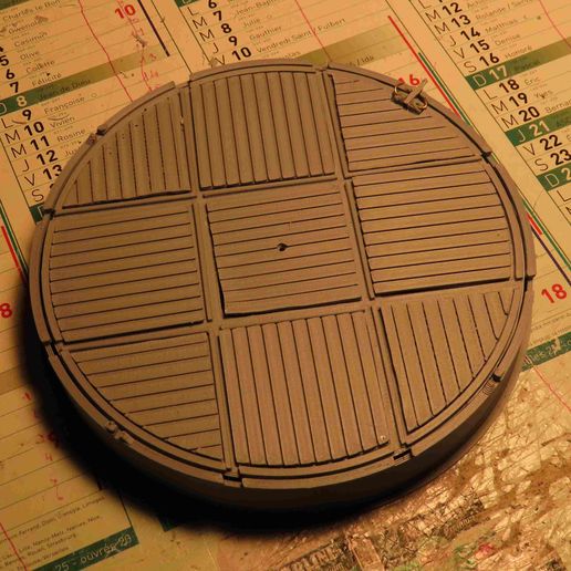 STL file Rotating plate for wagons 🚆 ・Model to download and 3D print・Cults
