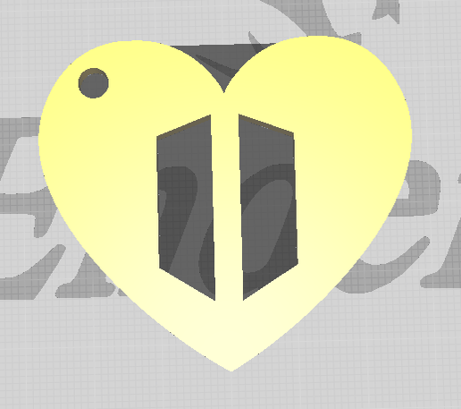 💜 bts army heart keychain・Free STL File for ・Cults