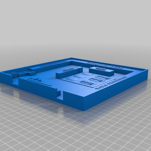 🧞‍♂️ G3W Nana ICT Floor Plan 3D・Free STL File for ・Cults