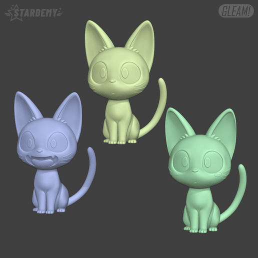 📦 Jiji Chibi Kiki Delivery Service 3 models・ 3D File for 3D printing・Cults