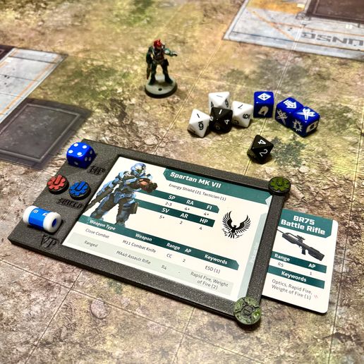 😇 Halo Flashpoint spartan card holder・ STL File for 3D printing・Cults