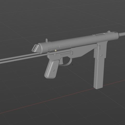 OBJ file Portuguese FBP submachine gun digital model 🔫 ・3D printable ...