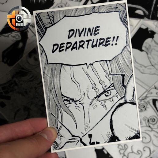 💬 SHANKS | ONE PIECE - HUEFORGEENTHUSIAST - MANGA PANEL・ STL File for ...