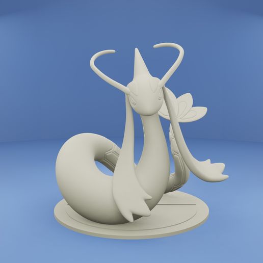 🐉 Pokemon No. 350 Milotic・ STL File for 3D printing・Cults