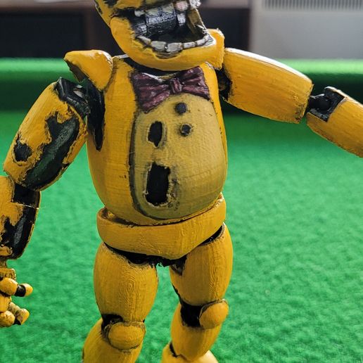 🎬 Spring Bonnie FNAF Movie Articulated Figure・3D Print with the Creality CR10s 3D printer・Cults