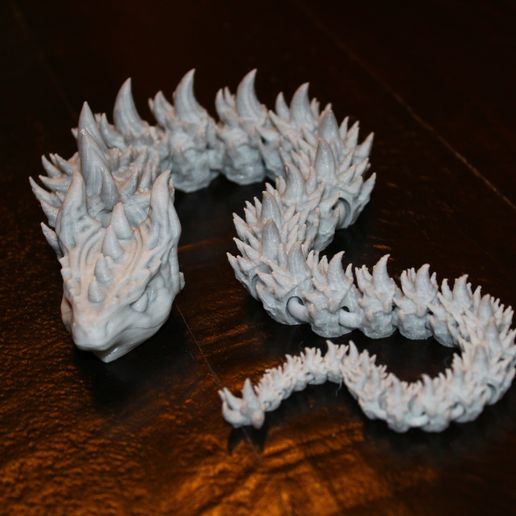 🐍 Basilisk Snake (articulating, print in place)・ STL File for ・Cults
