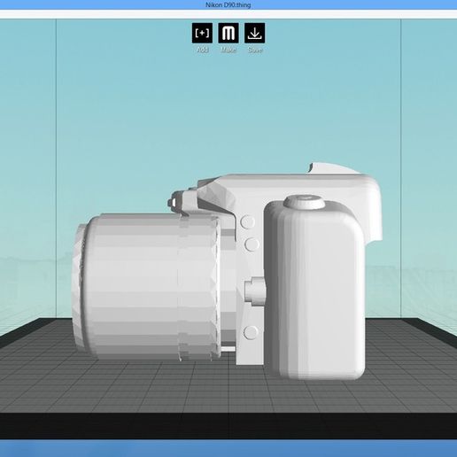 📷 Nikon D90 3D Model・Free 3D File for ・Cults