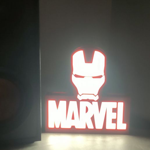 STL file Marvel Iron Man Light 👨 ・3D print object to download・Cults