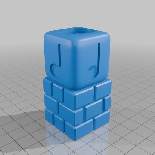 🧱 [Clipper Sleeve] Mario Blocks - Note 'n' Brick・Free 3D File for ・Cults
