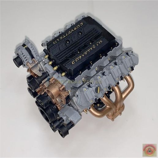🚙 CHEVROLET LT5 - ENGINE・ STL File for 3D printing・Cults