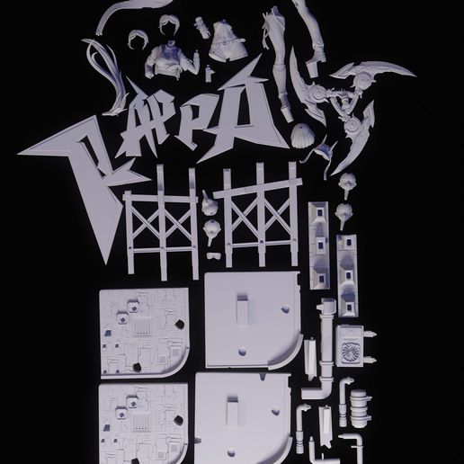👾 Rappa・ 3D File for 3D printing・Cults