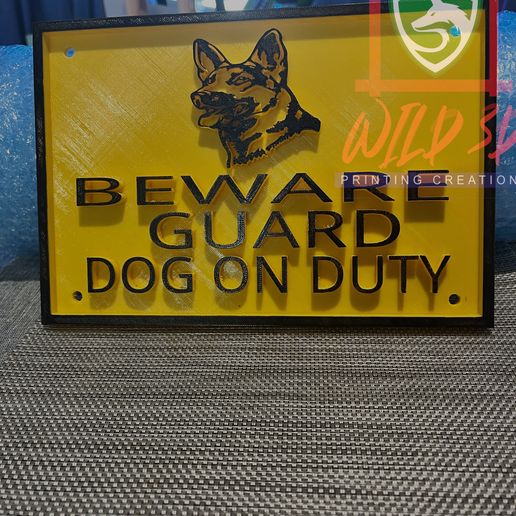 💂 Beware Guard Dog On Duty・ STL File for ・Cults