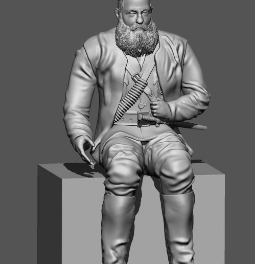 STL file Aris Velouchiotis Bust | Historical 3D Print Model 👤 ・3D print ...