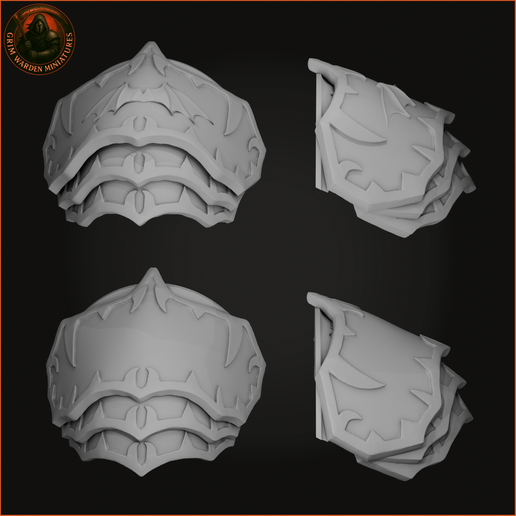 🤖 Nocturnal Counts Slender Mech Armor・ 3D File for 3D printing・Cults