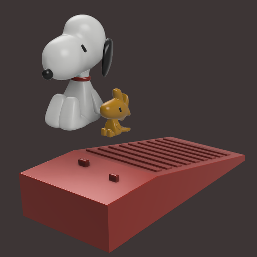 🚪 Snoopy door stop・ STL File for 3D printing・Cults