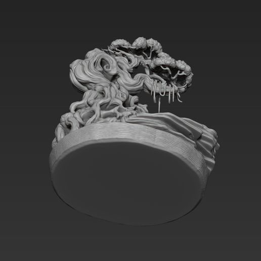 ⛰️ Base Asian Mountain・ 3D File for 3D printing・Cults