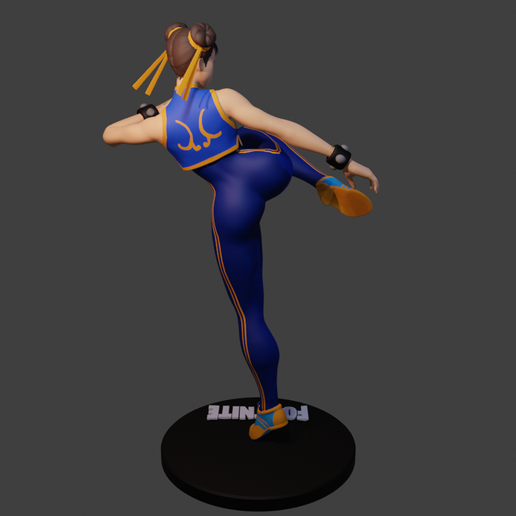 🦸 Chun Li - Fortnite Style・ STL File for 3D printing・Cults