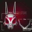 🎃 Neon White Game Cosplay Mask - Neon Red Mask - Halloween Costume Mask ...