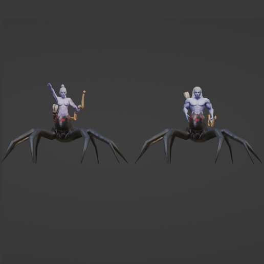 🎲 Drider mini figure ‧ Arachne ‧ DnD Miniature ‧ Tabletop Miniatures ...