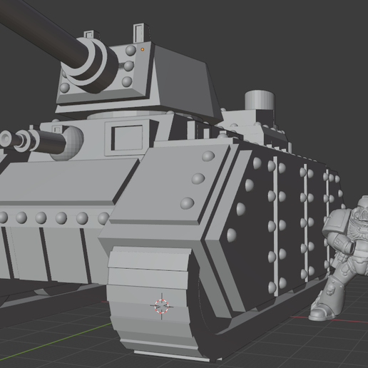 🛰 Armorcast Space Orc Tank・Free 3D File for ・Cults