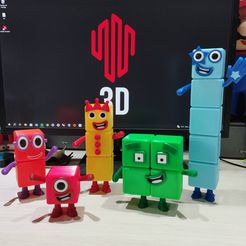 Numberblocks best STL files for 3D printing・27 models to download・Cults