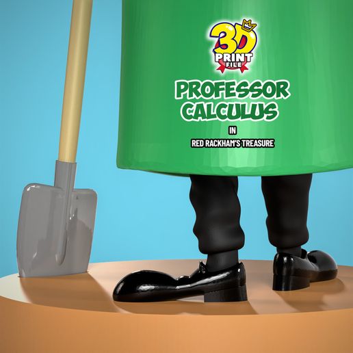 3D file Professor Calculus 3D model 🗿 ・3D print object to download・Cults