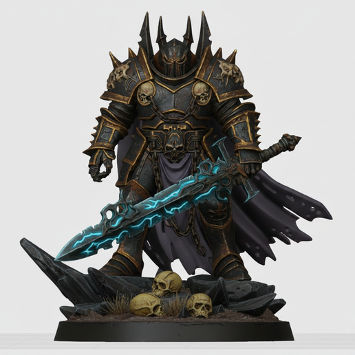 💀 Dread Knight of the Abyss - Soul-Reaper Overlord - Grimdark Fantasy ...