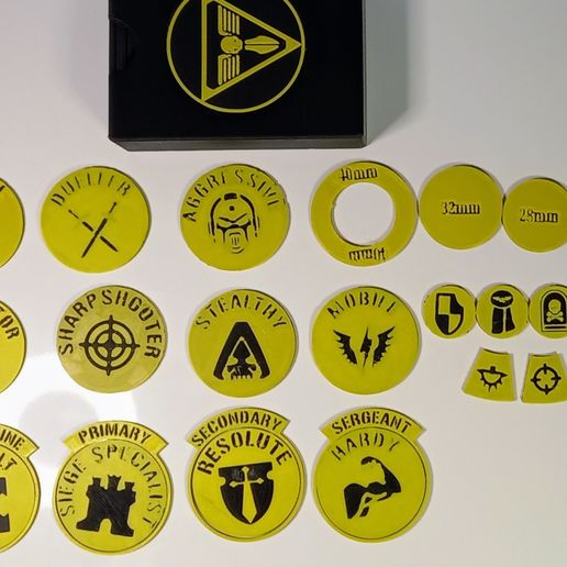 🎲 Kill Team 2024 - Angels Of Death Tokens & Token Holder・ STL File for ...