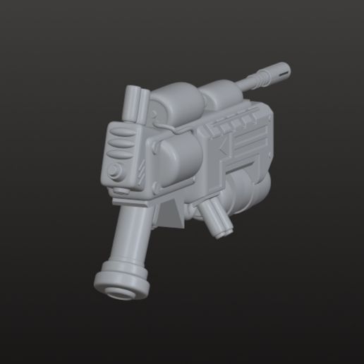 🧪 Science fiction pistol・ STL File for 3D printing・Cults