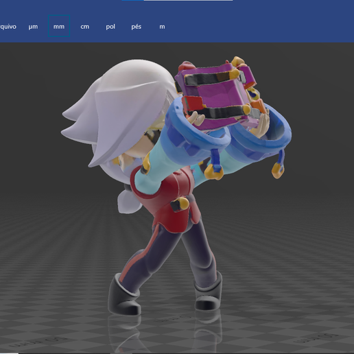 🌃 brawl stars colette texture・ OBJ File for 3D printing・Cults