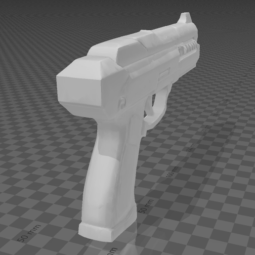 🧪 Science Fiction (Sci-Fi) Handheld Pistol Gun cosplay prop (3D ...
