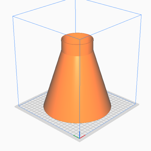 🎺 80mm - 180m intake trumpet・ OBJ File for 3D printing・Cults