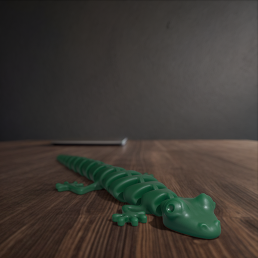 STL file Articulated Lizard Toy - Flexible 3D Model 🦎 ・Model to ...