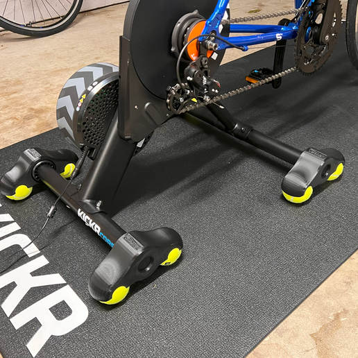 3D print Wahoo Kicker Core - Rocker Plate - Foot - Tennis Ball • made ...