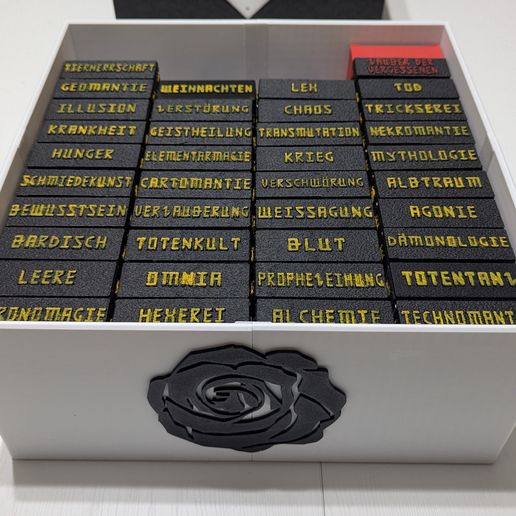 🌹 Black Rose Wars Spell Storage Box (Kallax Fit)・Free STL File for 3D ...