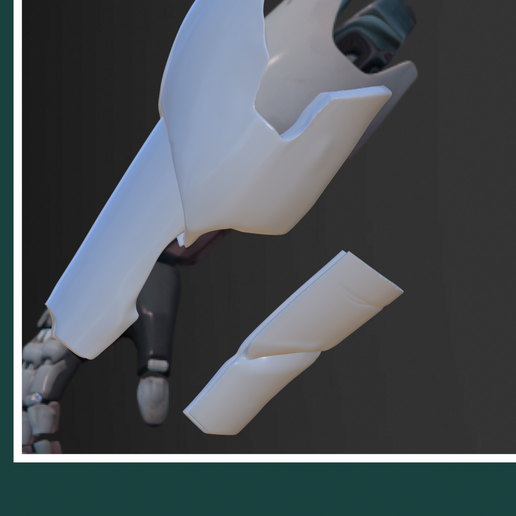 💪 Genji cosplay arm・ STL File for 3D printing・Cults