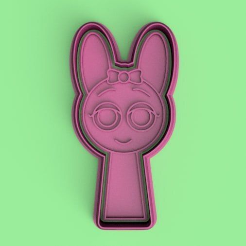 🍽️ cutter + stamp sprunki pinki / sprunki pinki cutter + stamp・ STL ...