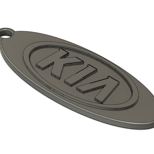 Free 3D file Keychain KIA 🗝️ ・3D printer design to download・Cults