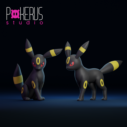 🐉 Umbreon 1/20 scale・ STL File for 3D printing・Cults