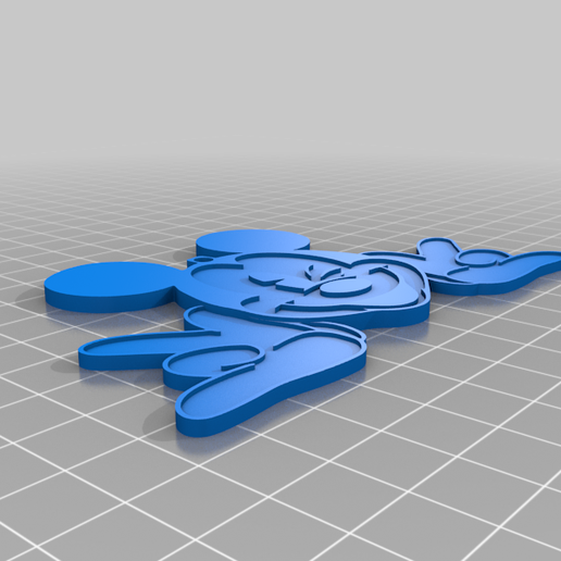 🗝️ Mickey Keychain・Free 3D File for ・Cults