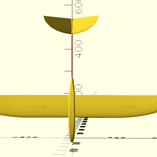 🚁 caracara 3D printed RC glider: body and V tail remix・Free 3D File for ...